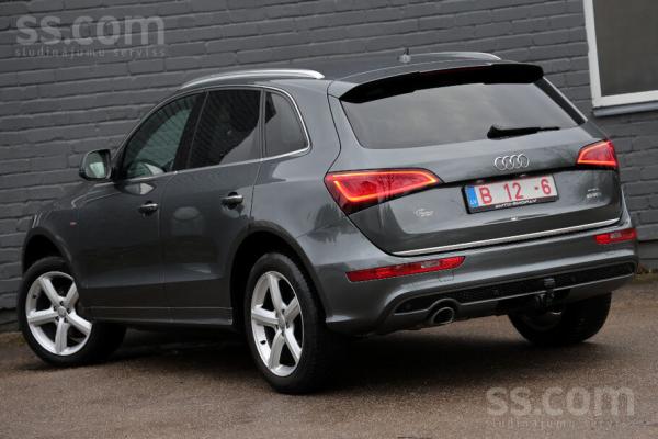 Grey Audi Q5 2014 in Tukums, with an engine capacity of 2.00 L and mileage of 224 thousand km for 14500 €, photo 3 on AUTOMOTO.COM.LV