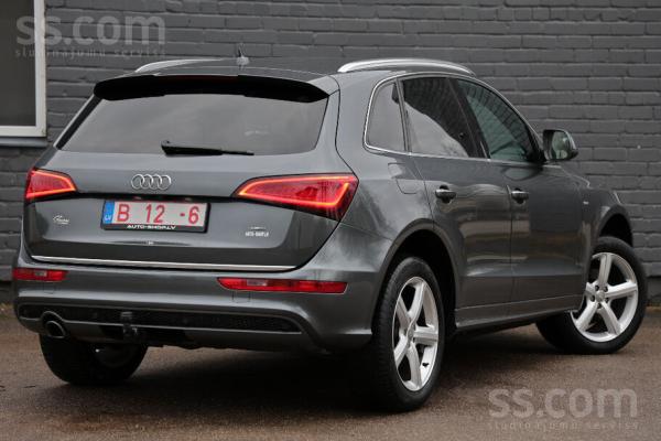 Grey Audi Q5 2014 in Tukums, with an engine capacity of 2.00 L and mileage of 224 thousand km for 14500 €, photo 4 on AUTOMOTO.COM.LV