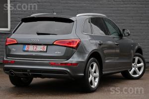 Grey Audi Q5 2014 in Tukums, with an engine capacity of 2.00 L and mileage of 224 thousand km for 14500 €, photo 4 on AUTOMOTO.COM.LV