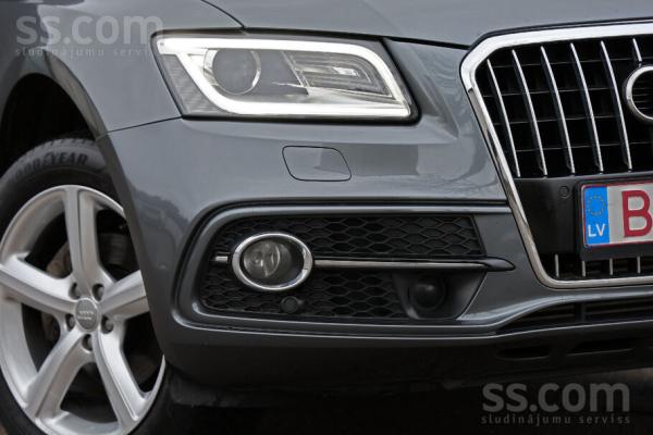 Grey Audi Q5 2014 in Tukums, with an engine capacity of 2.00 L and mileage of 224 thousand km for 14500 €, photo 5 on AUTOMOTO.COM.LV