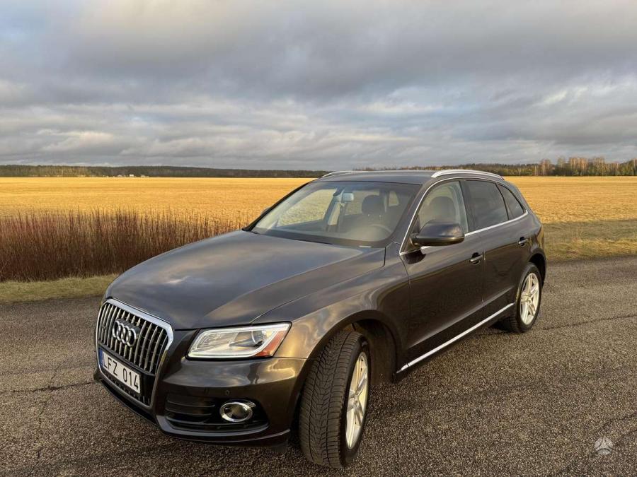 Pelēks Audi Q5 2014 Prienai, ar dzinēja tilpumu 1.98 L un nobraukumu 158 tūkst. km par 13600 €, foto 1 vietnē AUTOMOTO.COM.LV