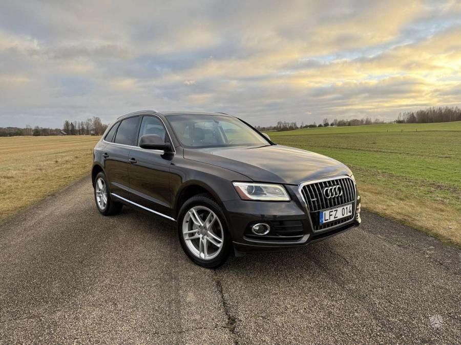 Pelēks Audi Q5 2014 Prienai, ar dzinēja tilpumu 1.98 L un nobraukumu 158 tūkst. km par 13600 €, foto 2 vietnē AUTOMOTO.COM.LV
