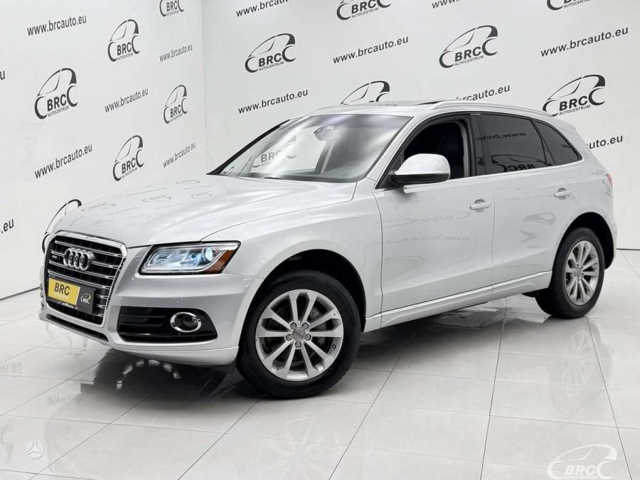 Grey Audi Q5 2014 in Vilnius, with an engine capacity of 1.98 L and mileage of 231 thousand km for 11900 €, photo 1 on AUTOMOTO.COM.LV