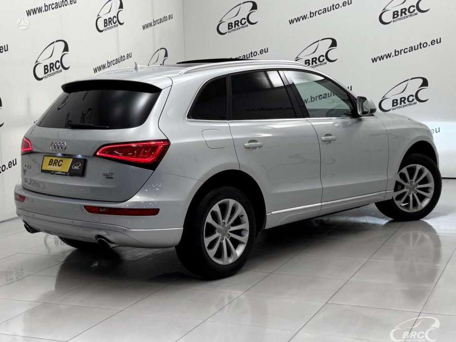 Grey Audi Q5 2014 in Vilnius, with an engine capacity of 1.98 L and mileage of 231 thousand km for 11900 €, photo 3 on AUTOMOTO.COM.LV