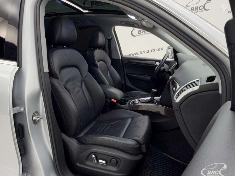 Grey Audi Q5 2014 in Vilnius, with an engine capacity of 1.98 L and mileage of 231 thousand km for 11900 €, photo 8 on AUTOMOTO.COM.LV