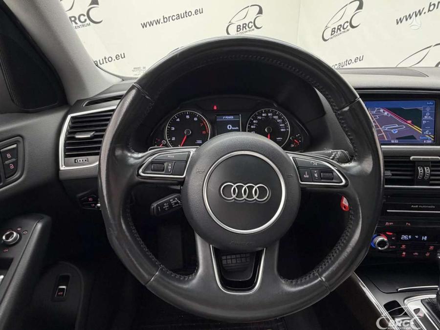 Grey Audi Q5 2014 in Vilnius, with an engine capacity of 1.98 L and mileage of 231 thousand km for 11900 €, photo 29 on AUTOMOTO.COM.LV