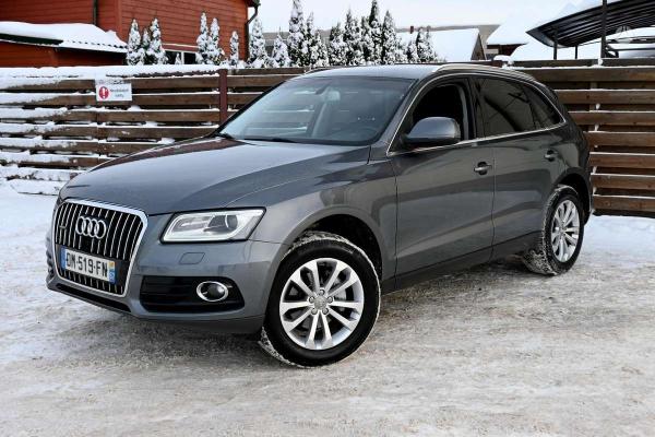 Grey Audi Q5 2014 in Kretinga, with an engine capacity of 1.97 L and mileage of 227 thousand km for 12999 €, photo 1 on AUTOMOTO.COM.LV