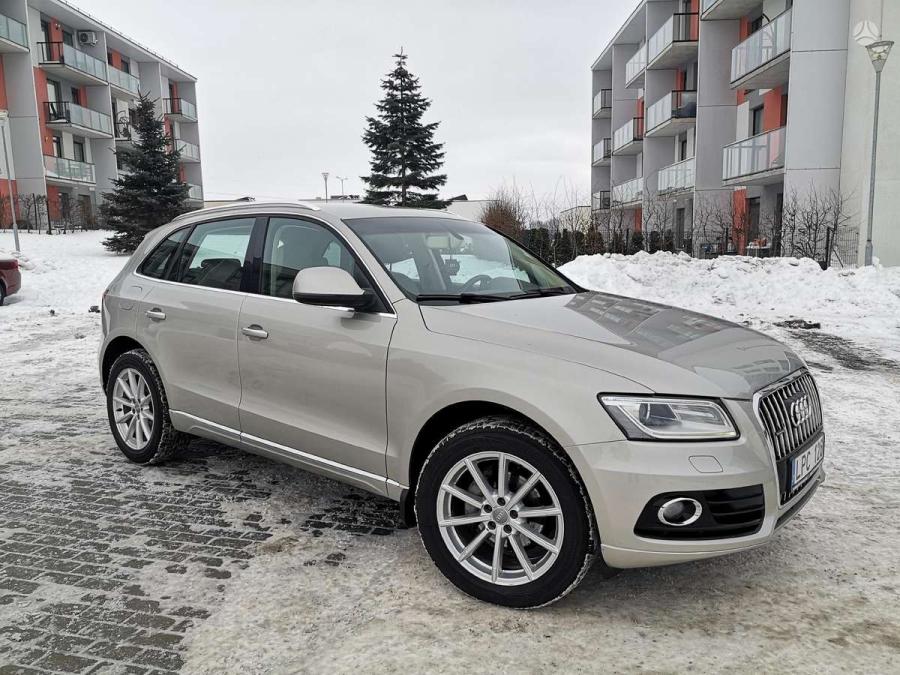Grey Audi Q5 2014 in Klaipeda, with an engine capacity of 2.00 L and mileage of 200 thousand km for 14500 €, photo 8 on AUTOMOTO.COM.LV