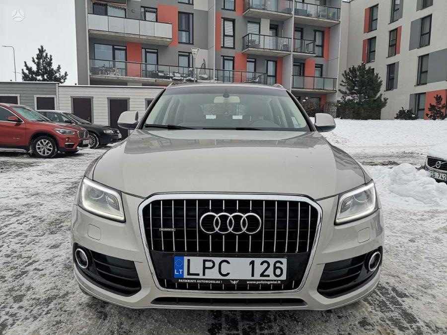 Grey Audi Q5 2014 in Klaipeda, with an engine capacity of 2.00 L and mileage of 200 thousand km for 14500 €, photo 9 on AUTOMOTO.COM.LV