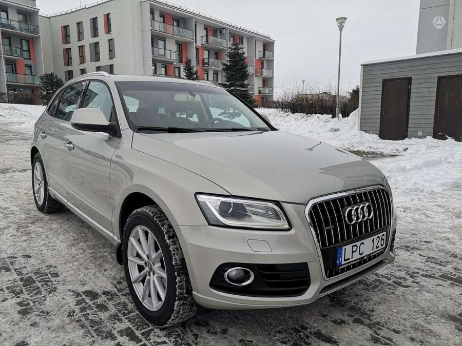 Grey Audi Q5 2014 in Klaipeda, with an engine capacity of 2.00 L and mileage of 200 thousand km for 14500 €, photo 11 on AUTOMOTO.COM.LV