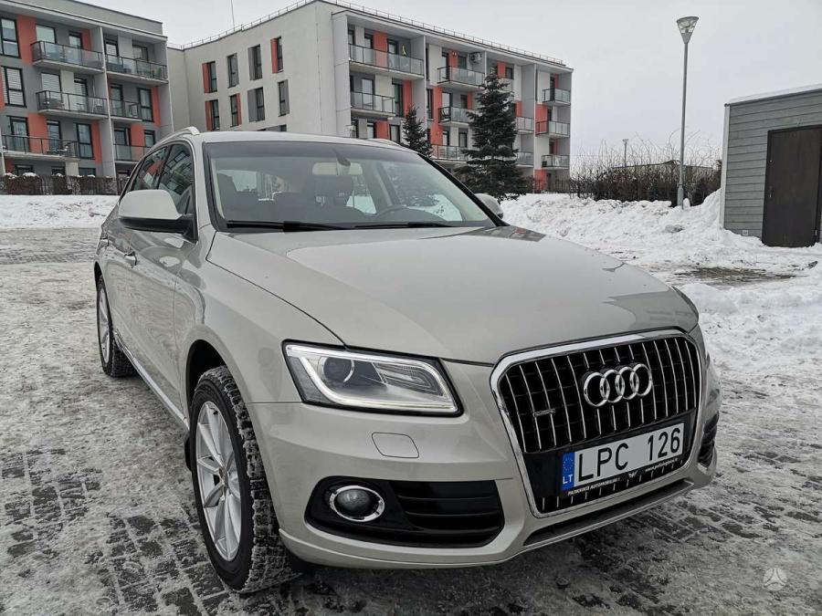 Grey Audi Q5 2014 in Klaipeda, with an engine capacity of 2.00 L and mileage of 200 thousand km for 14500 €, photo 13 on AUTOMOTO.COM.LV