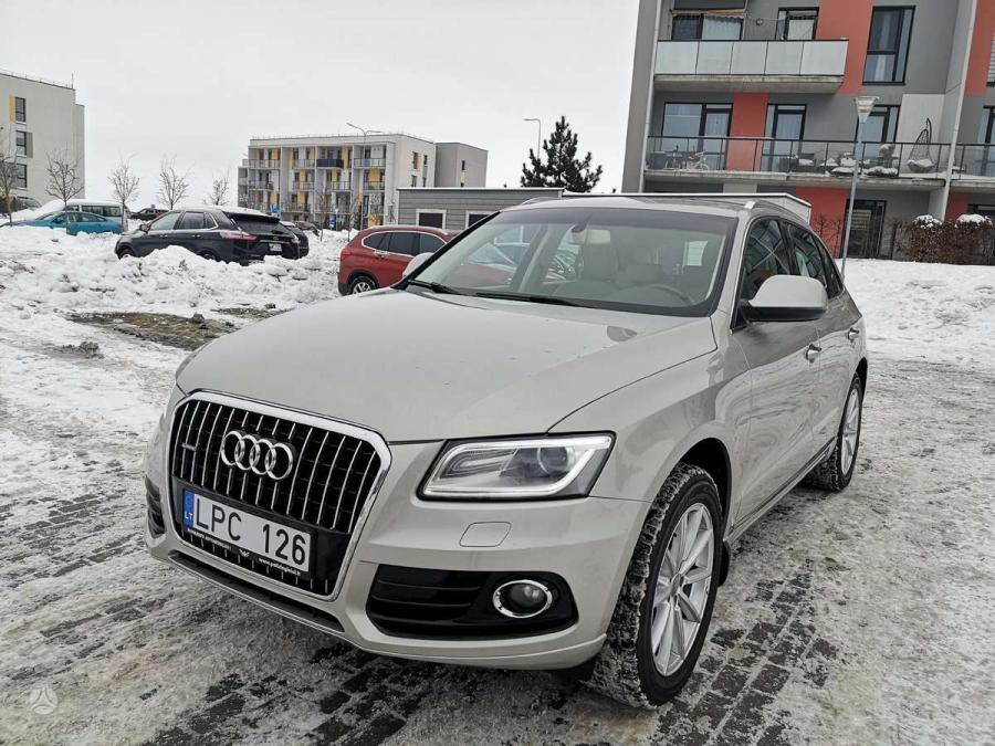 Grey Audi Q5 2014 in Klaipeda, with an engine capacity of 2.00 L and mileage of 200 thousand km for 14500 €, photo 14 on AUTOMOTO.COM.LV