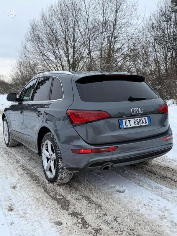 Grey Audi Q5 2014 in Utena, with an engine capacity of 1.97 L and mileage of 212 thousand km for 14650 €, photo 5 on AUTOMOTO.COM.LV