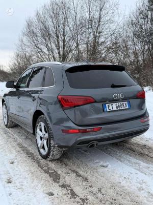 Grey Audi Q5 2014 in Utena, with an engine capacity of 1.97 L and mileage of 212 thousand km for 14650 €, photo 5 on AUTOMOTO.COM.LV