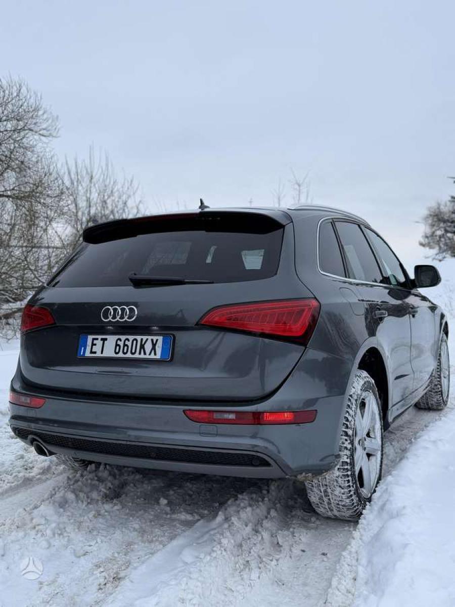 Grey Audi Q5 2014 in Utena, with an engine capacity of 1.97 L and mileage of 212 thousand km for 14650 €, photo 7 on AUTOMOTO.COM.LV