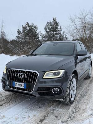 Grey Audi Q5 2014 in Utena, with an engine capacity of 1.97 L and mileage of 212 thousand km for 14650 €, photo 17 on AUTOMOTO.COM.LV