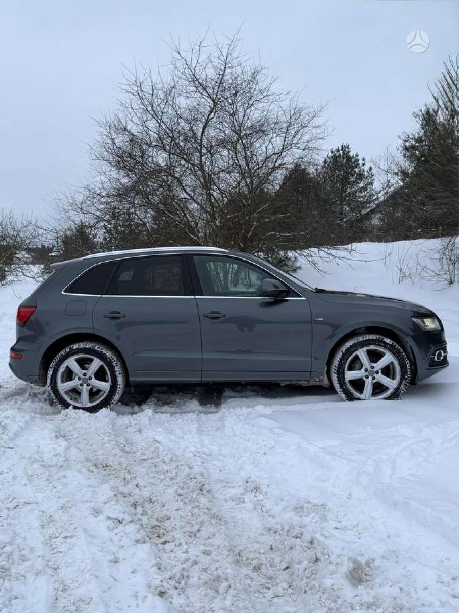 Grey Audi Q5 2014 in Utena, with an engine capacity of 1.97 L and mileage of 212 thousand km for 14650 €, photo 29 on AUTOMOTO.COM.LV