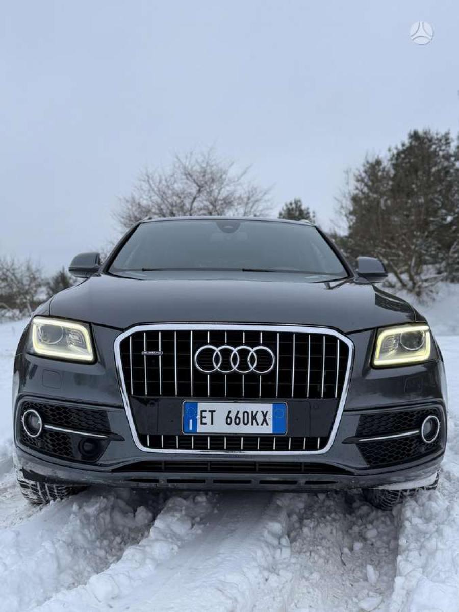 Grey Audi Q5 2014 in Utena, with an engine capacity of 1.97 L and mileage of 212 thousand km for 14650 €, photo 31 on AUTOMOTO.COM.LV