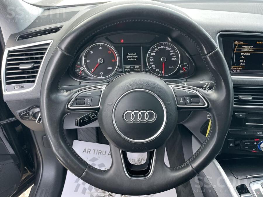 Pelēks Audi Q5 2014 Tukums, ar dzinēja tilpumu 2.00 L un nobraukumu 272 tūkst. km par 13590 €, foto 27 vietnē AUTOMOTO.COM.LV
