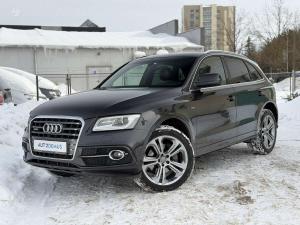 Pelēks Audi Q5 2014 Mažeikiai, ar dzinēja tilpumu 2.97 L un nobraukumu 289 tūkst. km par 14800 €, foto  vietnē AUTOMOTO.COM.LV