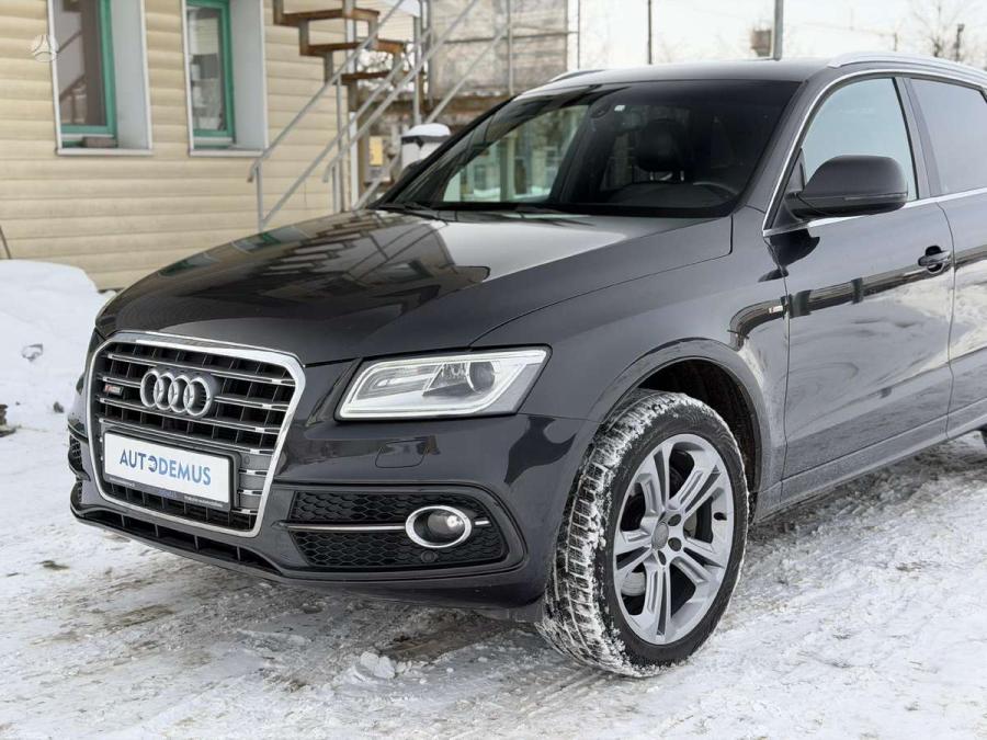 Pelēks Audi Q5 2014 Mažeikiai, ar dzinēja tilpumu 2.97 L un nobraukumu 289 tūkst. km par 14800 €, foto 5 vietnē AUTOMOTO.COM.LV