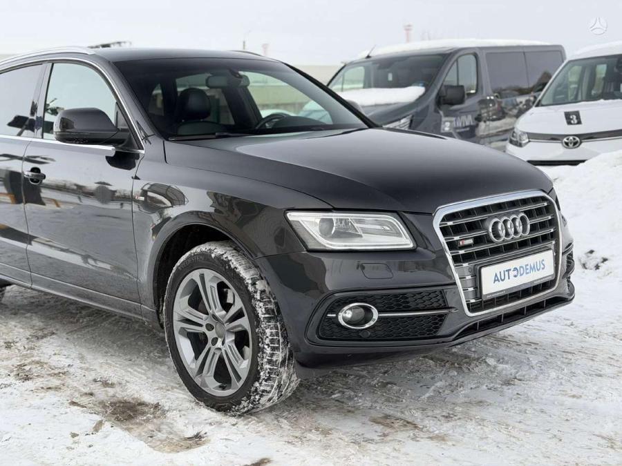 Pelēks Audi Q5 2014 Mažeikiai, ar dzinēja tilpumu 2.97 L un nobraukumu 289 tūkst. km par 14800 €, foto 7 vietnē AUTOMOTO.COM.LV
