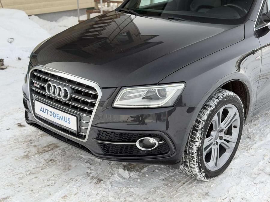 Pelēks Audi Q5 2014 Mažeikiai, ar dzinēja tilpumu 2.97 L un nobraukumu 289 tūkst. km par 14800 €, foto 11 vietnē AUTOMOTO.COM.LV