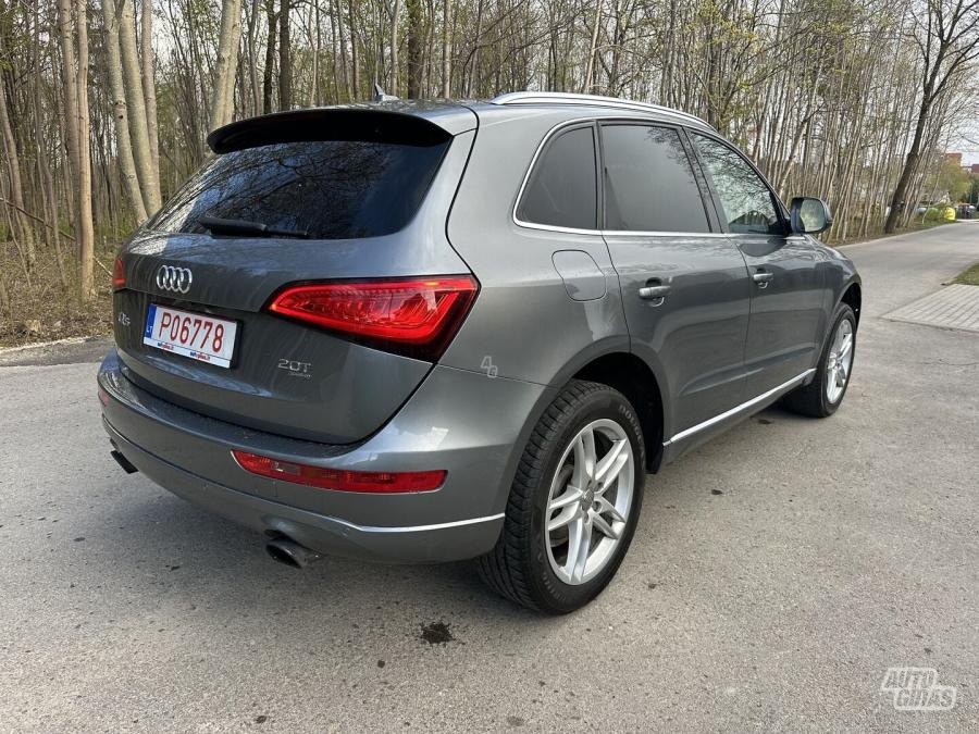 Grey Audi Q5 2014 in Vilnius, with an engine capacity of 2.00 L and mileage of 200 thousand km for 12100 €, photo 5 on AUTOMOTO.COM.LV