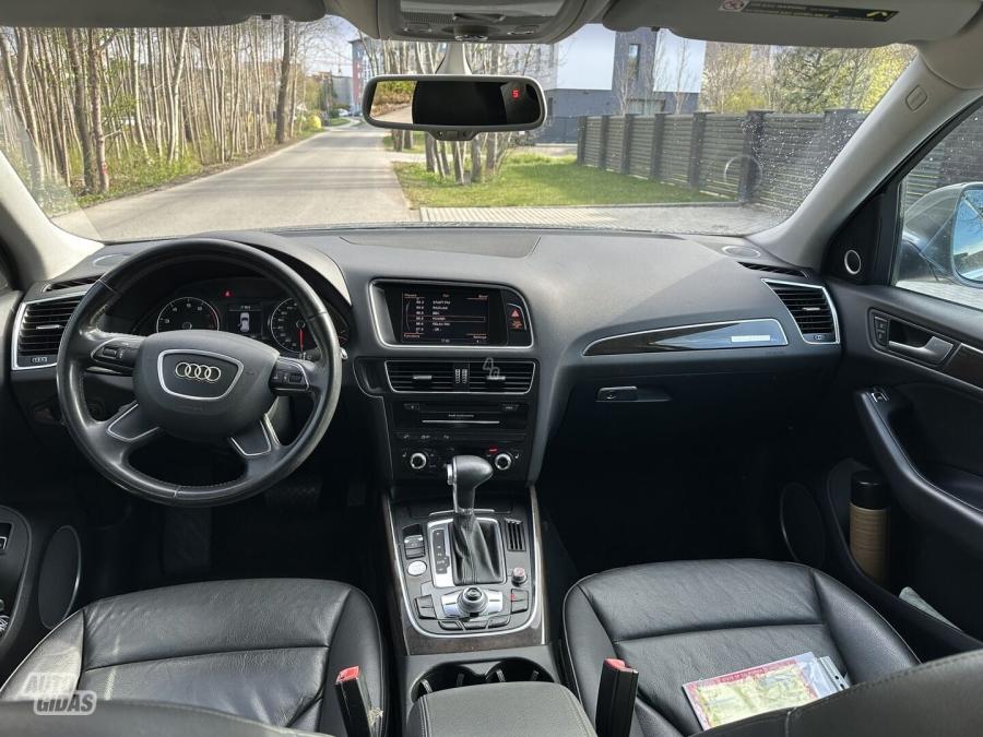 Grey Audi Q5 2014 in Vilnius, with an engine capacity of 2.00 L and mileage of 200 thousand km for 12100 €, photo 10 on AUTOMOTO.COM.LV