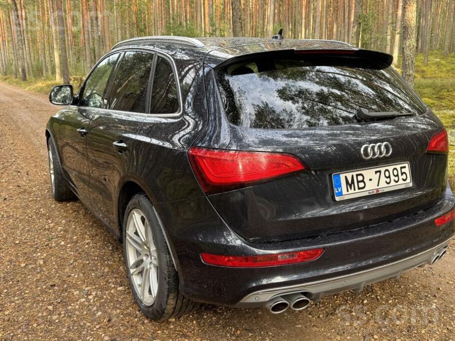 Grey Audi Q5 2014 in Daugavpils, with an engine capacity of 3.00 L and mileage of 116 thousand km for 18500 €, photo 4 on AUTOMOTO.COM.LV