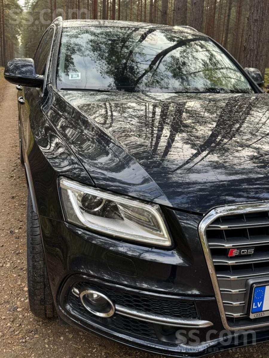Grey Audi Q5 2014 in Daugavpils, with an engine capacity of 3.00 L and mileage of 116 thousand km for 18500 €, photo 6 on AUTOMOTO.COM.LV