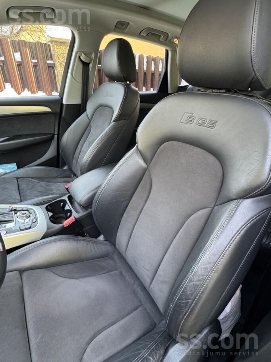 Grey Audi Q5 2014 in Daugavpils, with an engine capacity of 3.00 L and mileage of 116 thousand km for 18500 €, photo 17 on AUTOMOTO.COM.LV