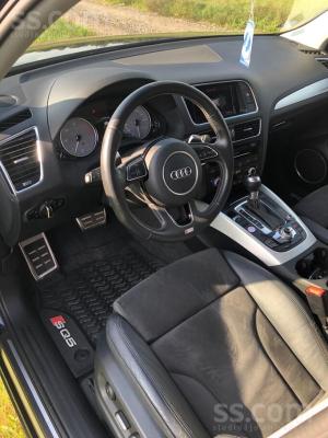 Grey Audi Q5 2014 in Daugavpils, with an engine capacity of 3.00 L and mileage of 116 thousand km for 18500 €, photo 22 on AUTOMOTO.COM.LV