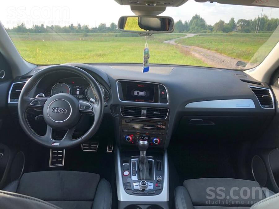 Grey Audi Q5 2014 in Daugavpils, with an engine capacity of 3.00 L and mileage of 116 thousand km for 18500 €, photo 23 on AUTOMOTO.COM.LV