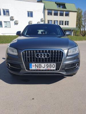 Pelēks Audi Q5 2014 Alīta, ar dzinēja tilpumu 2.00 L un nobraukumu 315 tūkst. km par 12500 €, foto  vietnē AUTOMOTO.COM.LV