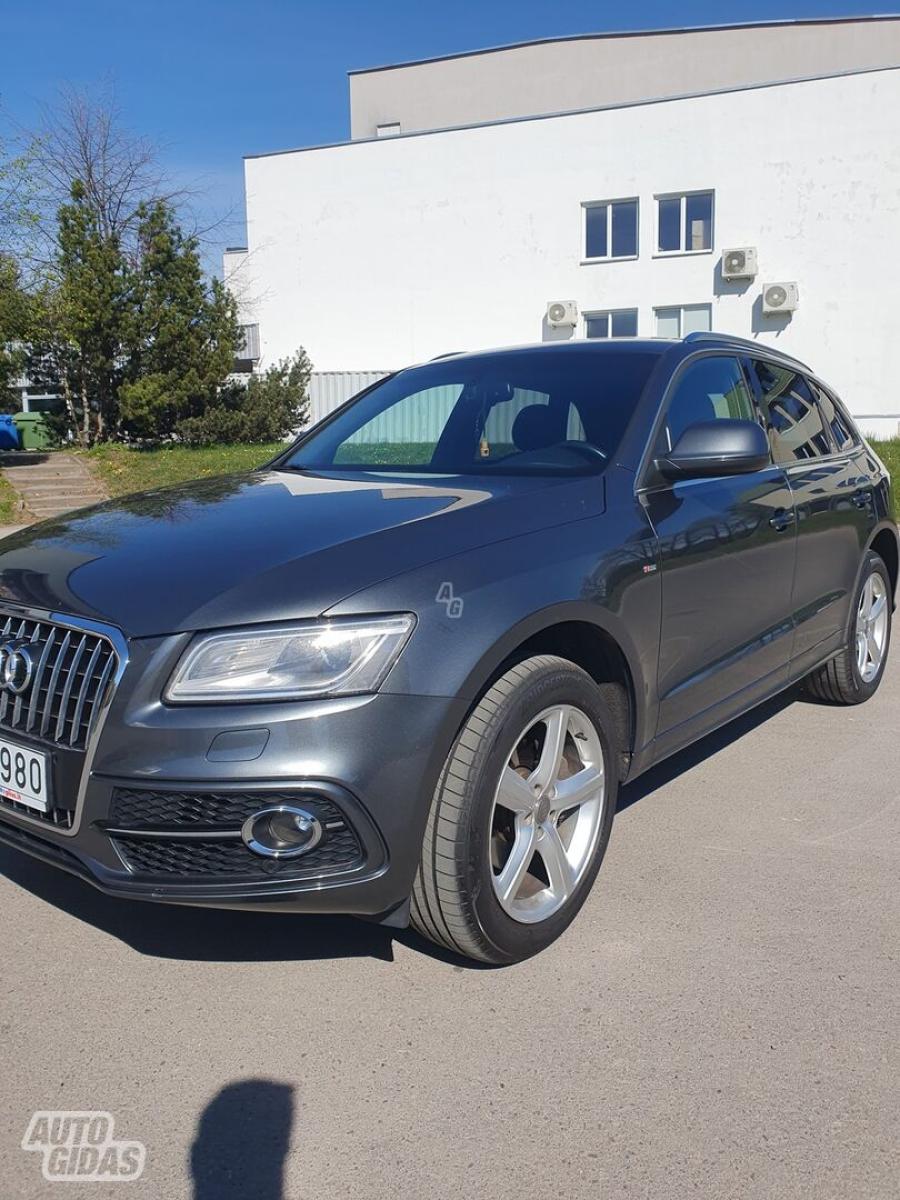 Pelēks Audi Q5 2014 Alīta, ar dzinēja tilpumu 2.00 L un nobraukumu 315 tūkst. km par 12500 €, foto 3 vietnē AUTOMOTO.COM.LV