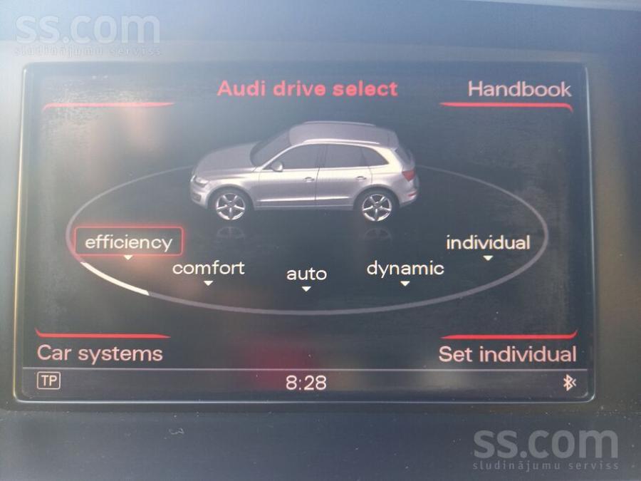 Grey Audi Q5 2014 in Jelgava, with an engine capacity of 2.00 L and mileage of 189 thousand km for 14500 €, photo 16 on AUTOMOTO.COM.LV