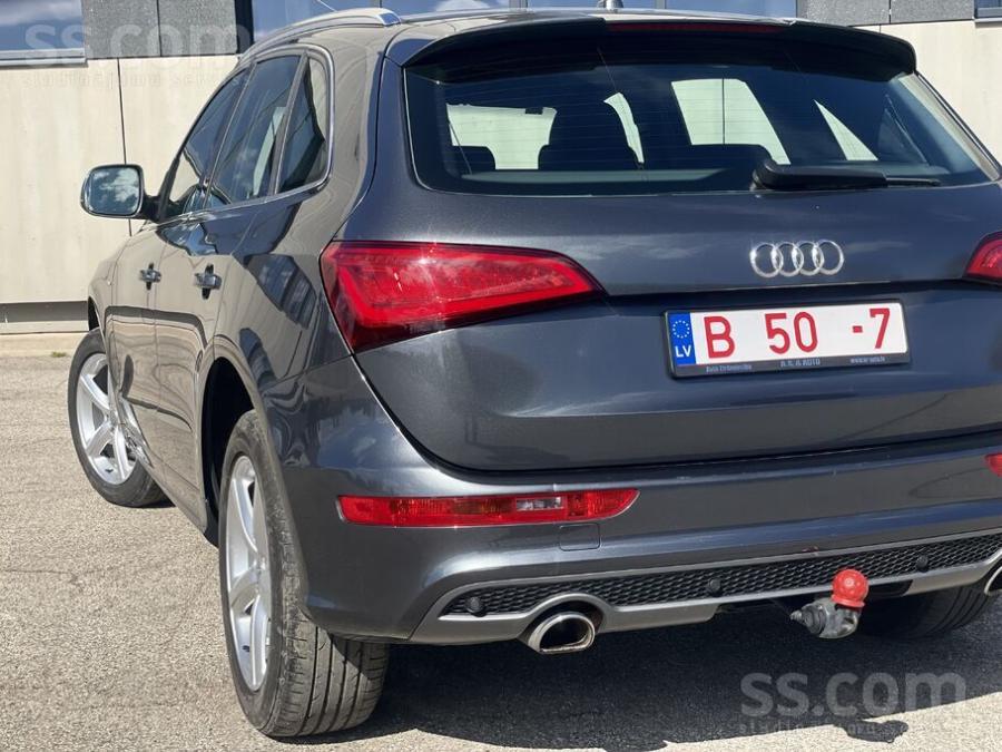 Pelēks Audi Q5 2014 Rīga, ar dzinēja tilpumu 3.00 L un nobraukumu 197 tūkst. km par 14990 €, foto 11 vietnē AUTOMOTO.COM.LV