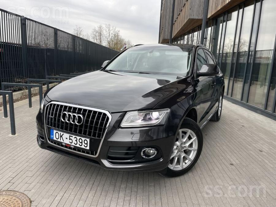 Grey Audi Q5 2014 in Tukums, with an engine capacity of 2.00 L and mileage of 272 thousand km for 12590 €, photo 1 on AUTOMOTO.COM.LV