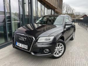 Grey Audi Q5 2014 in Tukums, with an engine capacity of 2.00 L and mileage of 272 thousand km for 12590 €, photo 7 on AUTOMOTO.COM.LV