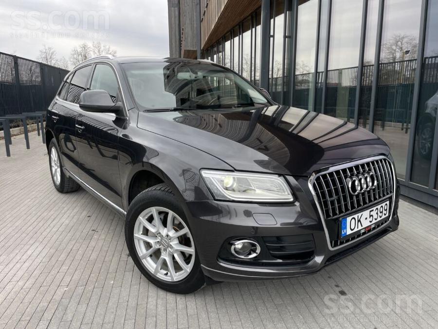 Grey Audi Q5 2014 in Tukums, with an engine capacity of 2.00 L and mileage of 272 thousand km for 12590 €, photo 10 on AUTOMOTO.COM.LV