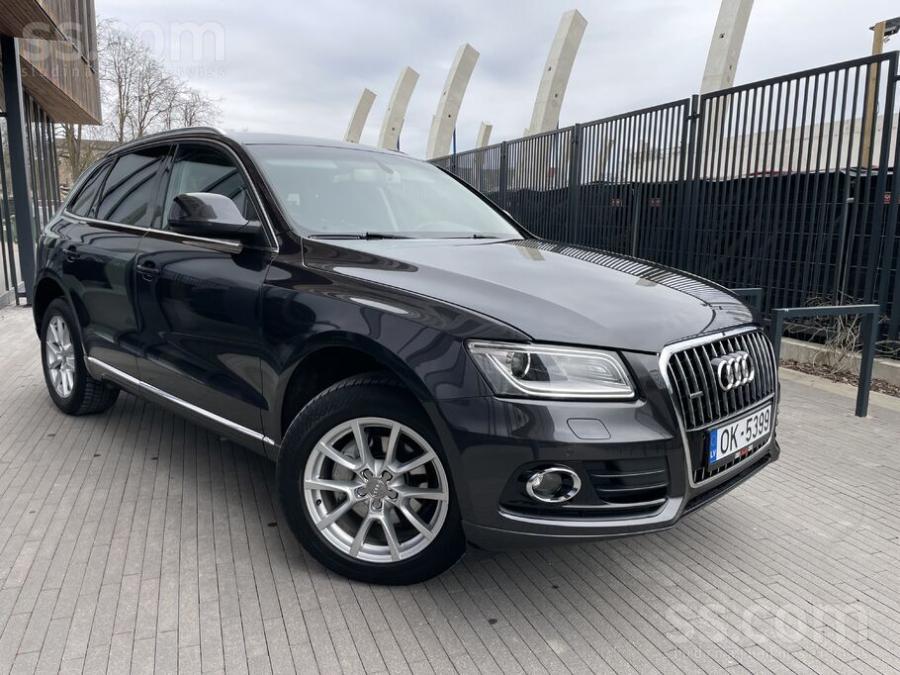 Grey Audi Q5 2014 in Tukums, with an engine capacity of 2.00 L and mileage of 272 thousand km for 12590 €, photo 14 on AUTOMOTO.COM.LV
