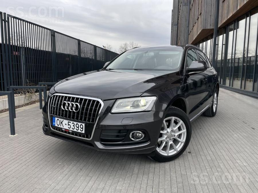 Grey Audi Q5 2014 in Tukums, with an engine capacity of 2.00 L and mileage of 272 thousand km for 12590 €, photo 16 on AUTOMOTO.COM.LV