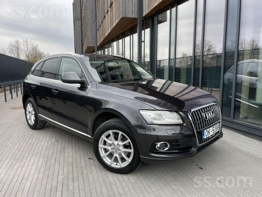 Grey Audi Q5 2014 in Tukums, with an engine capacity of 2.00 L and mileage of 272 thousand km for 12590 €, photo 17 on AUTOMOTO.COM.LV