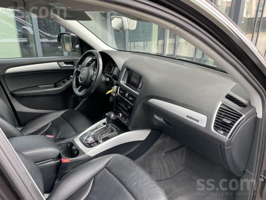 Grey Audi Q5 2014 in Tukums, with an engine capacity of 2.00 L and mileage of 272 thousand km for 12590 €, photo 23 on AUTOMOTO.COM.LV