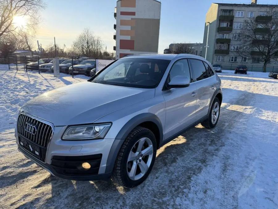 Pelēks Audi Q5 2014 Ventspils, ar dzinēja tilpumu 2.00 L un nobraukumu 248 tūkst. km par 12400 €, foto 1 vietnē AUTOMOTO.COM.LV
