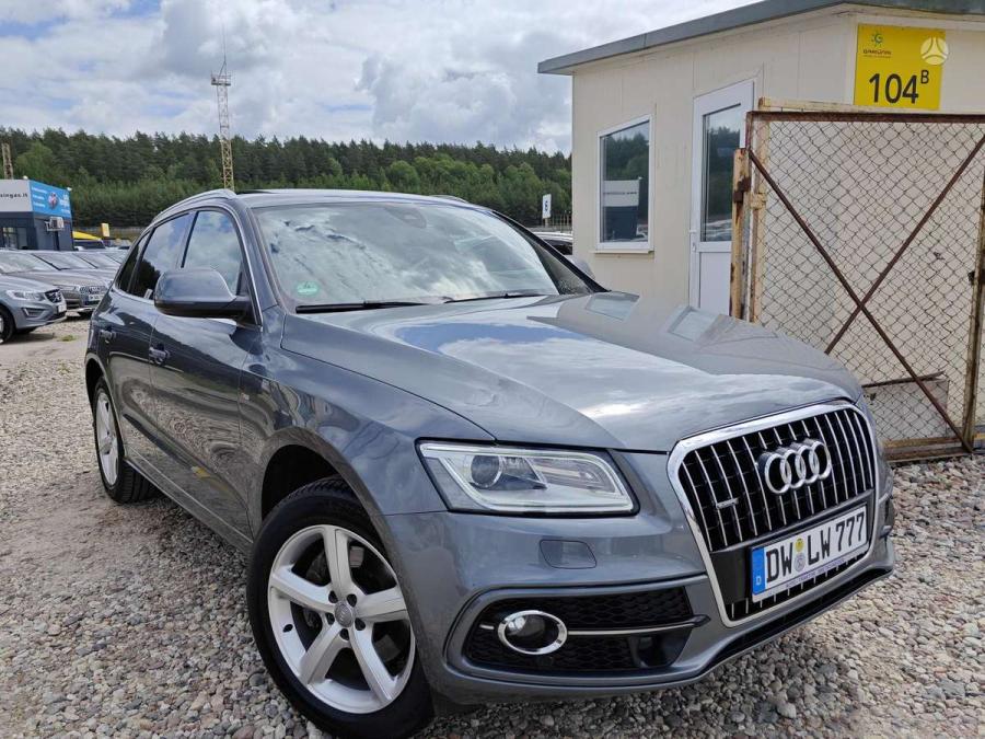 Серый Ауди Ку 5 2014 в Вильнюс, объемом двигателя 2.97 л и пробегом 290 тыс. км за 10990 €, фото 9 на AUTOMOTO.COM.LV