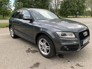 Grey Audi Q5 2014 in Ogre, with an engine capacity of 2.00 L and mileage of 136 thousand km for 10700 €, photo  on AUTOMOTO.COM.LV