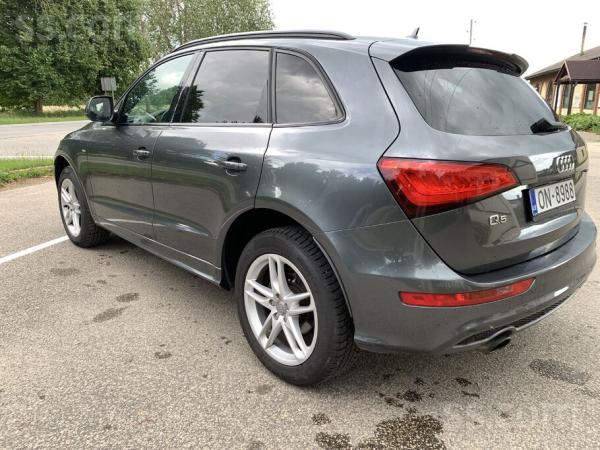 Grey Audi Q5 2014 in Ogre, with an engine capacity of 2.00 L and mileage of 136 thousand km for 10700 €, photo 5 on AUTOMOTO.COM.LV