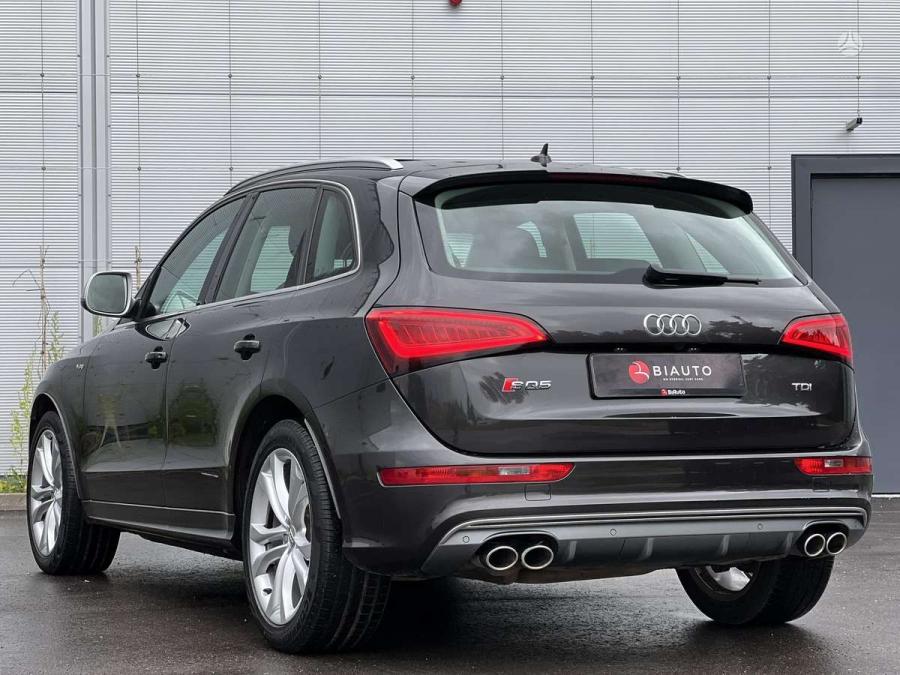 Pelēks Audi Q5 2014 Utena, ar dzinēja tilpumu 2.97 L un nobraukumu 264 tūkst. km par 13790 €, foto 15 vietnē AUTOMOTO.COM.LV